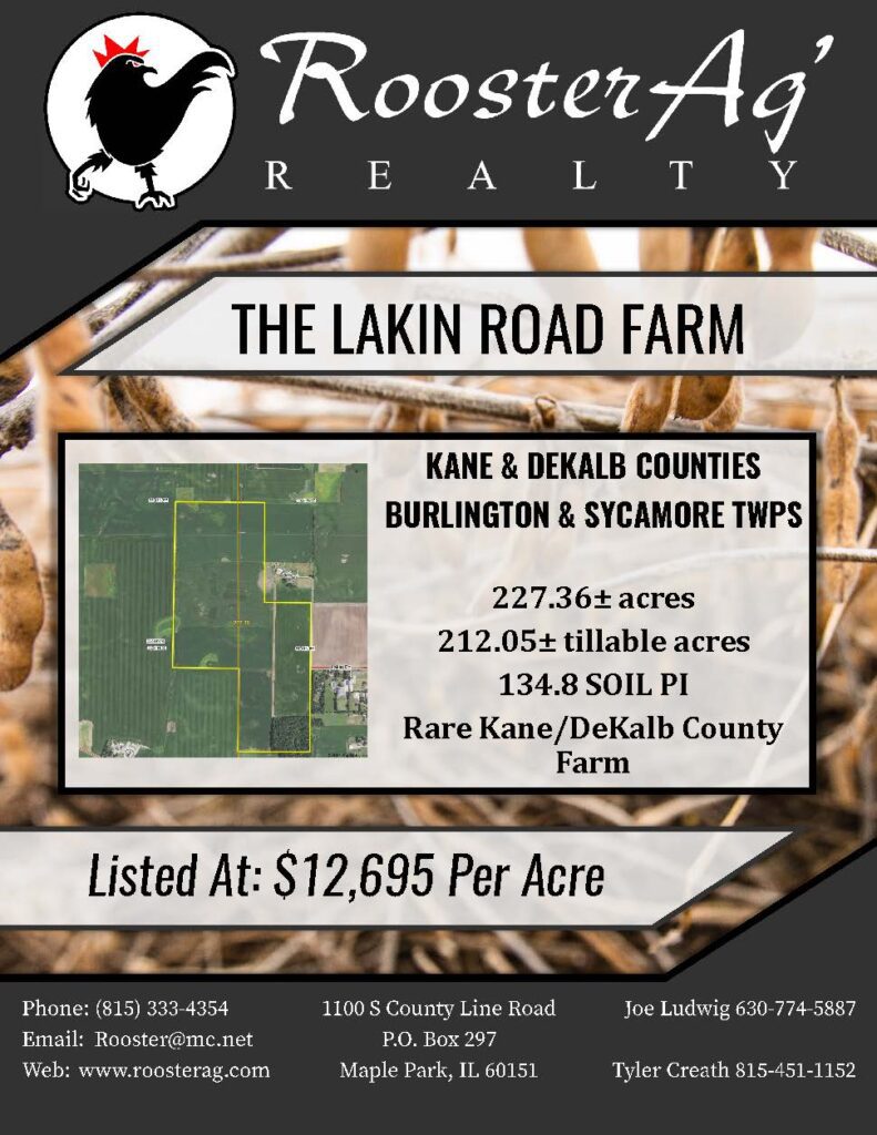 The Lakin Road Farm | Kane County, IL | Rooster Ag' Realty