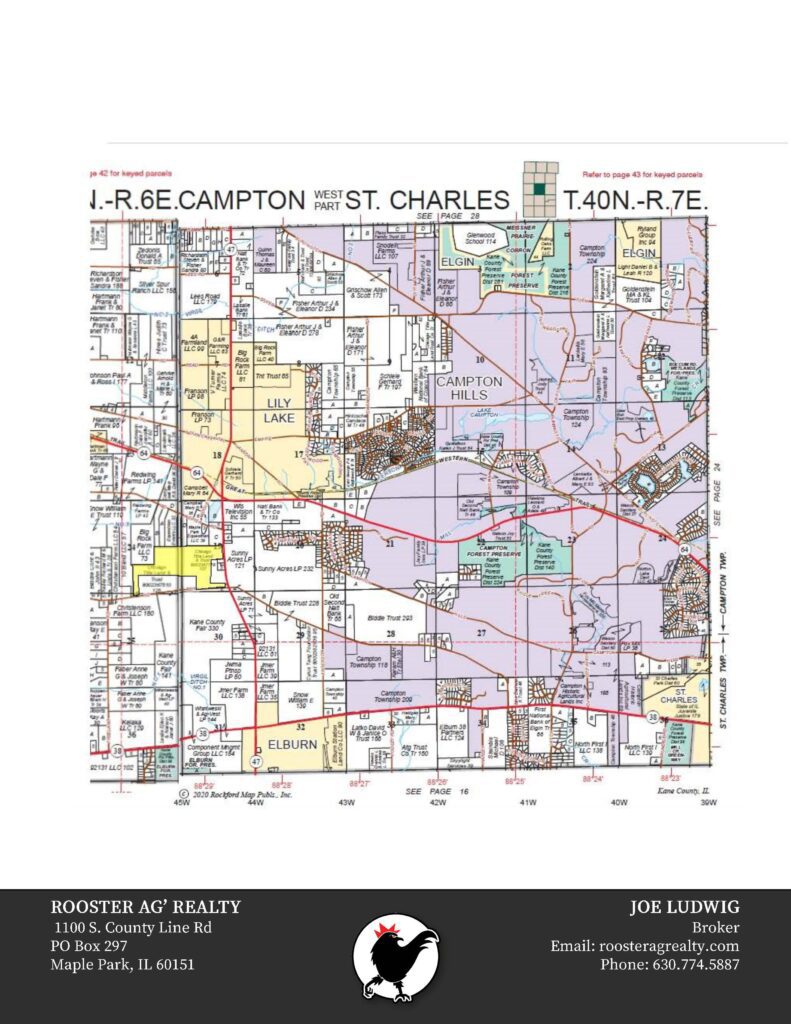 The Beith Road & Route 47 Farm | Kane Co, IL | Rooster Ag' Realty