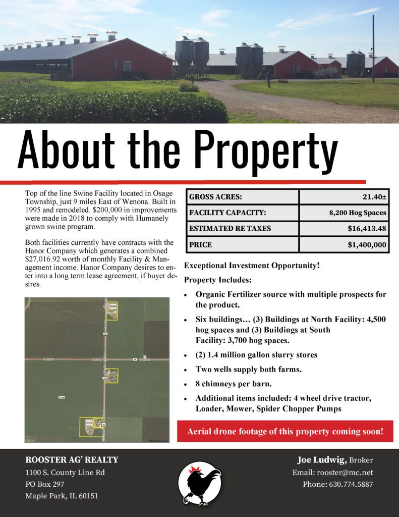 LaSalle County Wenona-Osage Swine Facility - Rooster Ag’ Inc.